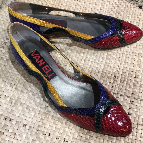 Van Eli | Shoes | Van Eli Multi Color Shoe | Poshmark